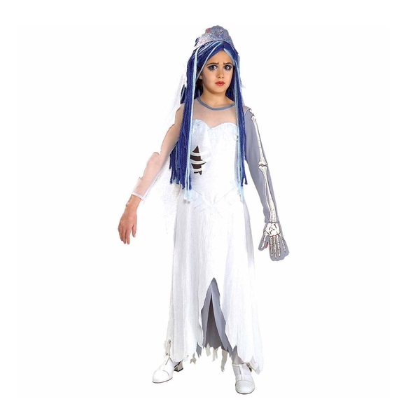 Costumes | Corpse Bride Kids Costume With Wig | Poshmark